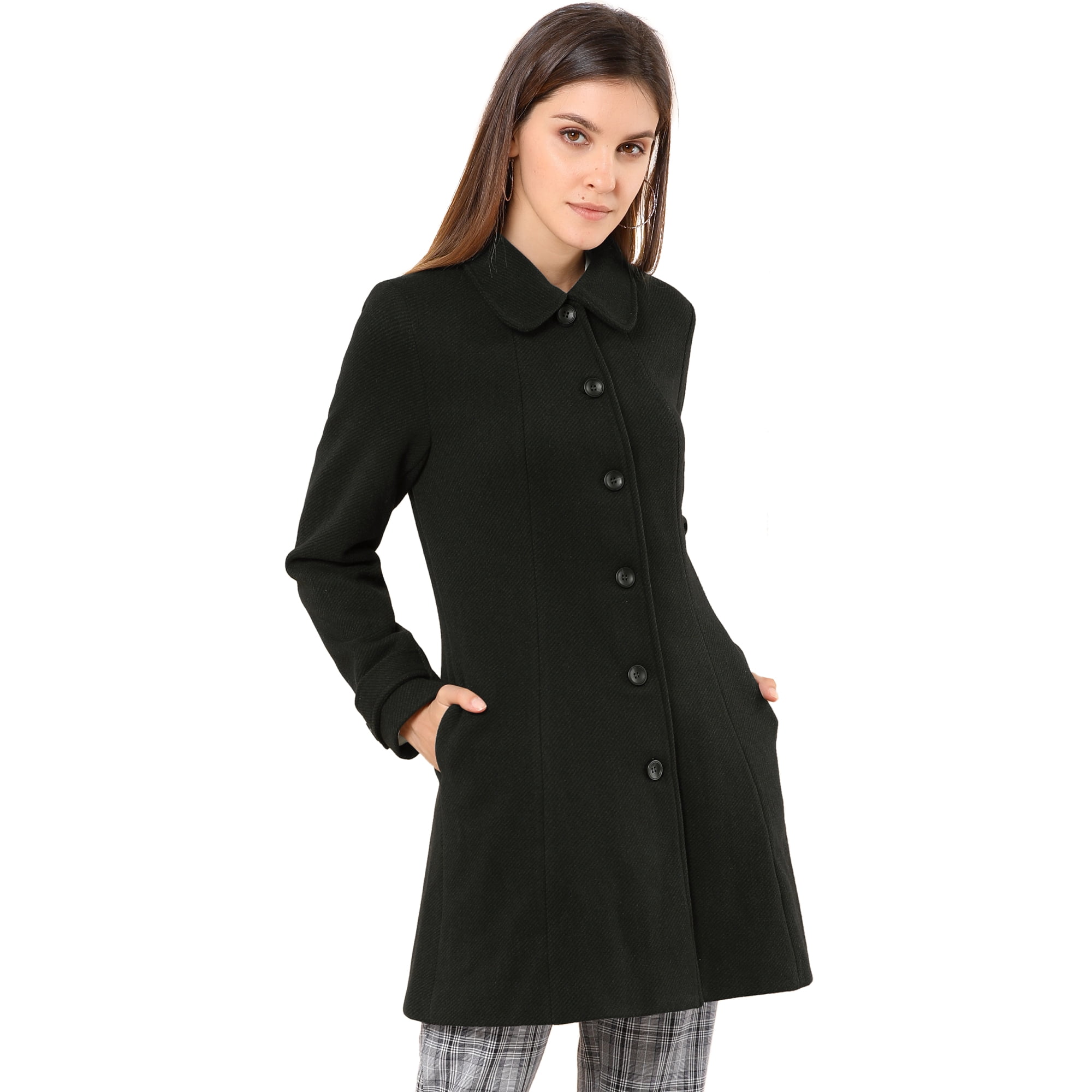 Click here for Inspire Chic Womens Peter Pan Collar Single Breast... prices