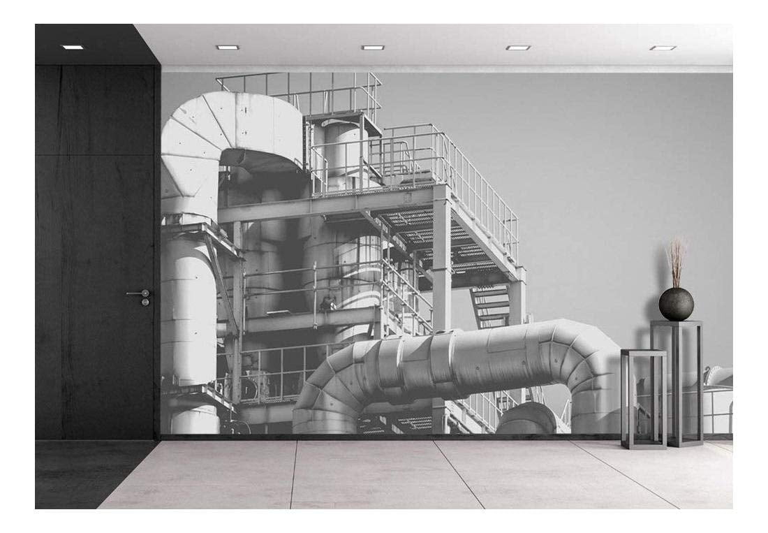 wall26 - Industrial View at Oil Refinery Plant Form Industry Zone ...
