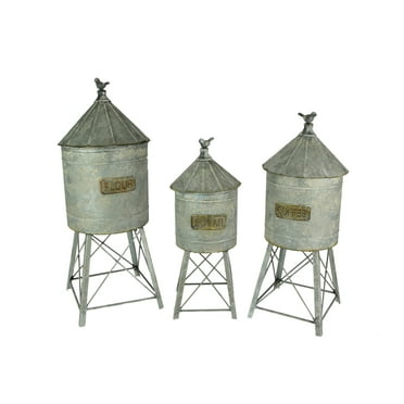 The GG Collection Acanthus 3 Piece Kitchen Canister Set - Walmart.com