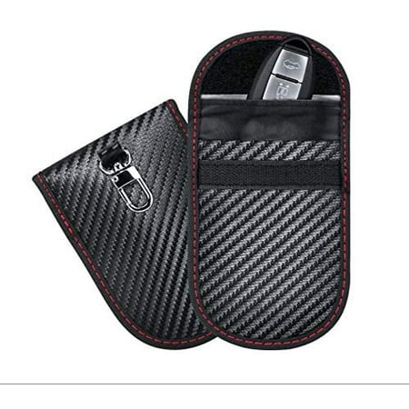 2 Pack Keyless Go Protection Car Key Mini RFID Wireless Key Shielding ...