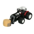 Dcenta 2.4 Ghz RC Farm Tractor Toy Set with Trailer, Gripper, Cows, Hay ...