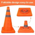 12 Inch Traffic Safety Cones with Reflective Collar for Road Safety ...