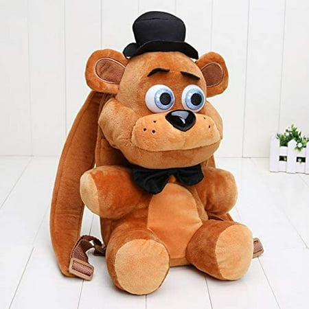 33cm Plush Backpack FNAF Freddy Fazbear Plush Bag Children School Bag ...