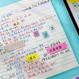 Repositionable and Writable Stick Index Tabs Book Tabs Flags Adhesive ...