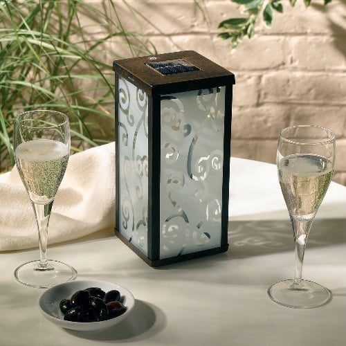 Smart Solar 3011WRM1 Solar Scroll Light Antique brown - Walmart.com