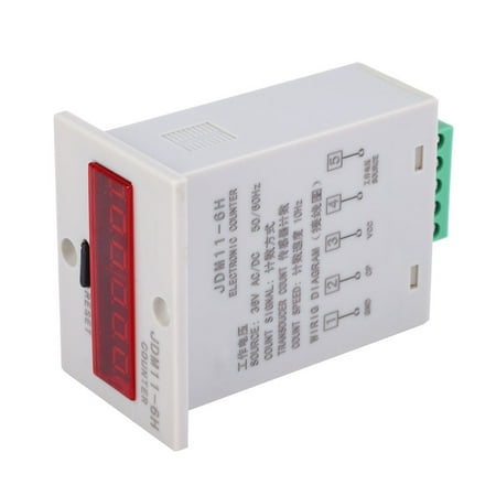 Led Digital Display With Power Failure Memory 0-999999 Counting Range 0 ...