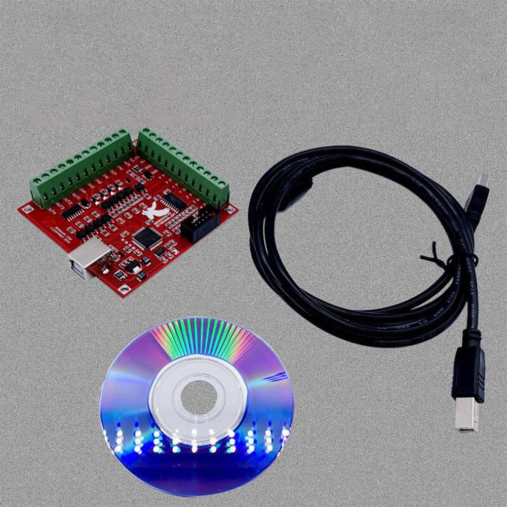 Buy JSSH USB CNC Controller Card 1 Set 4 Axis Interface Driver Motion ...