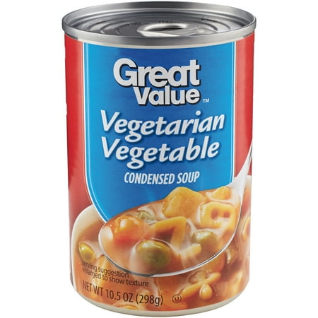 Great Value Vegetarian Vegetable Canned Soup, 10.5 oz - Walmart.com