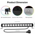 INDMIRD RGB LED Spotlight 30 W, RGB Spotlight Outdoor with 360° Remote ...