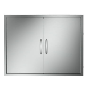VEVORbrand BBQ Access Door 36W x 21H inch, Double BBQ Door 304 ...