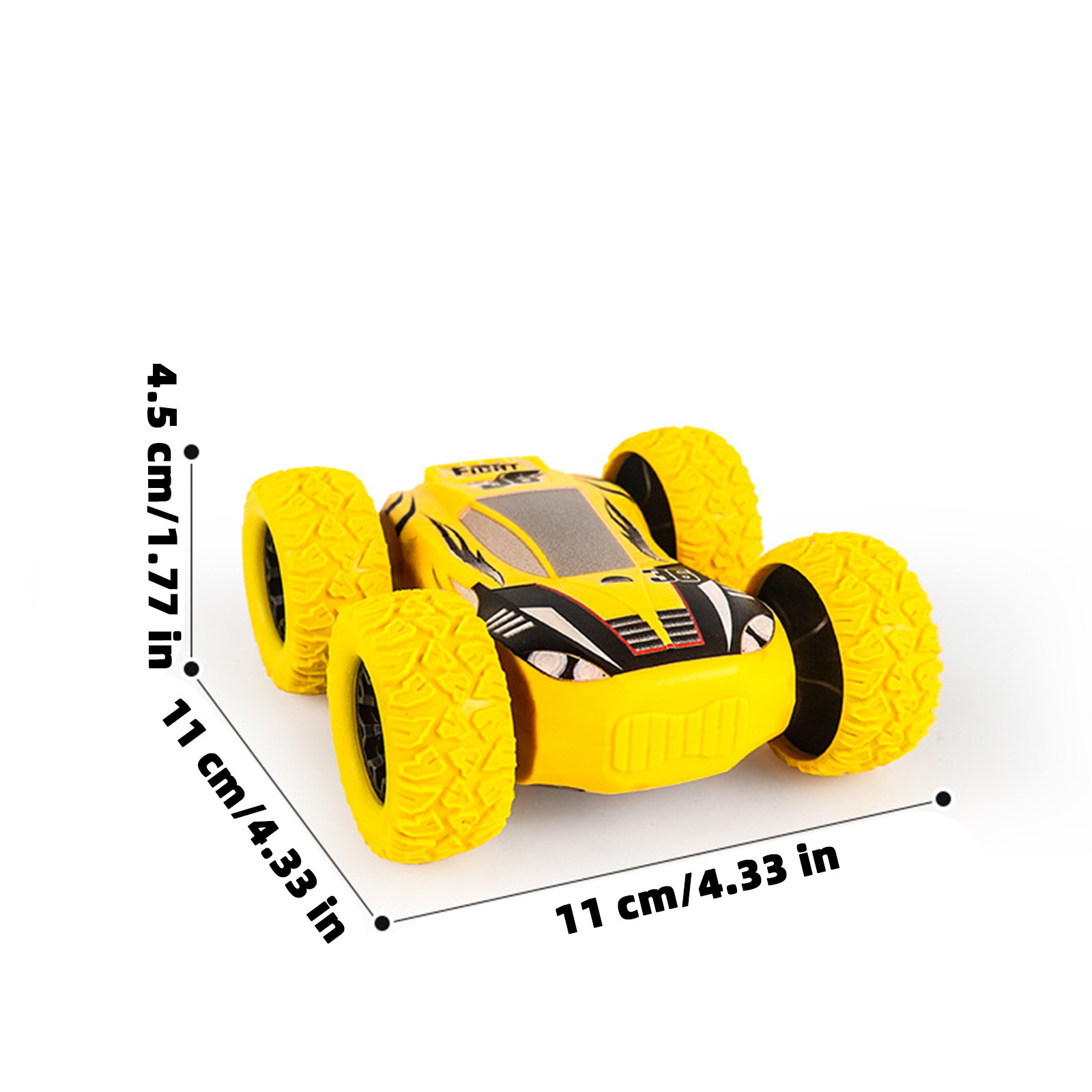Josdec Children S Double Sided Stunt Car Small Toy Car Cross Country