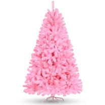 Free Shipping! Funcid 6ft Pink Artificial Christmas Tree, Hinged Spruce ...