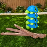 KidKraft Turtle Totter Balance Beam for Toddlers with Squeaky Turtle ...