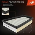 A-Premium 2-PC Engine Air Filter Compatible with Audi RS5 2013 2014 ...