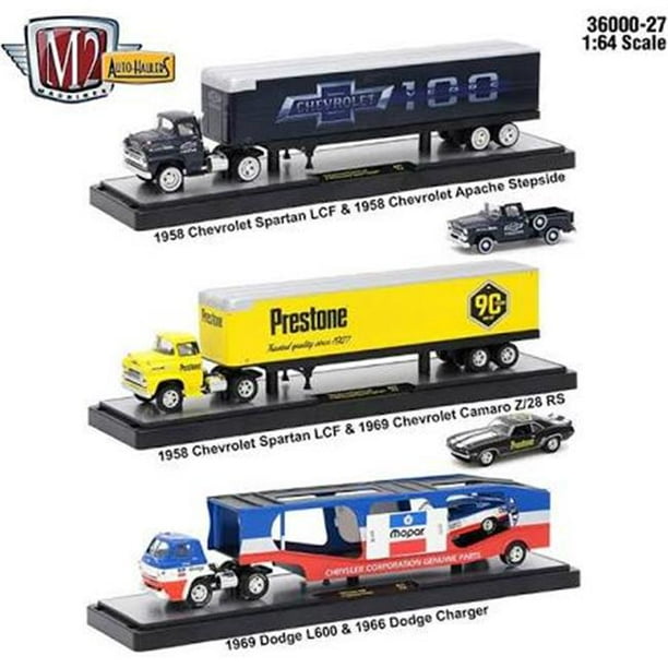 M2 Machines 36000-27 Auto Haulers Release 27, 3 Trucks Set 1 isto 64 ...