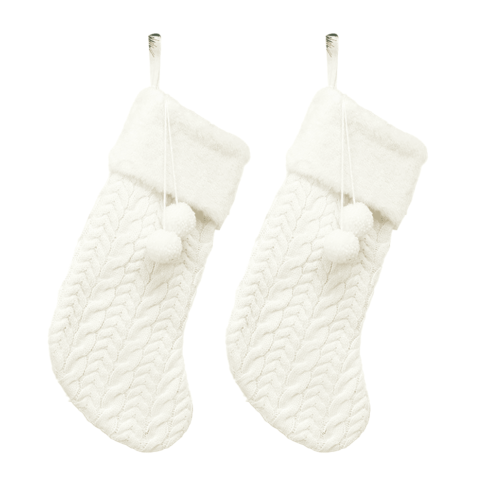 Click here for Akmi 2pcs Knit Christmas Stockings  Knit Christmas... prices