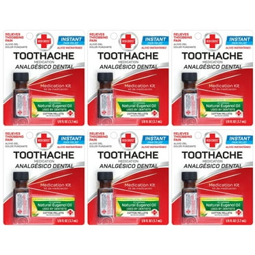 Red Cross Complete Medication Kit For Toothache - 1 Ea - Walmart.com