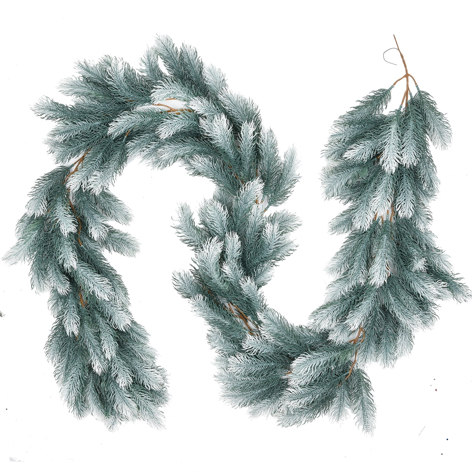Gomaty Pine Christmas Garland, 6Ft Christmas Greenery Garland Realistic ...
