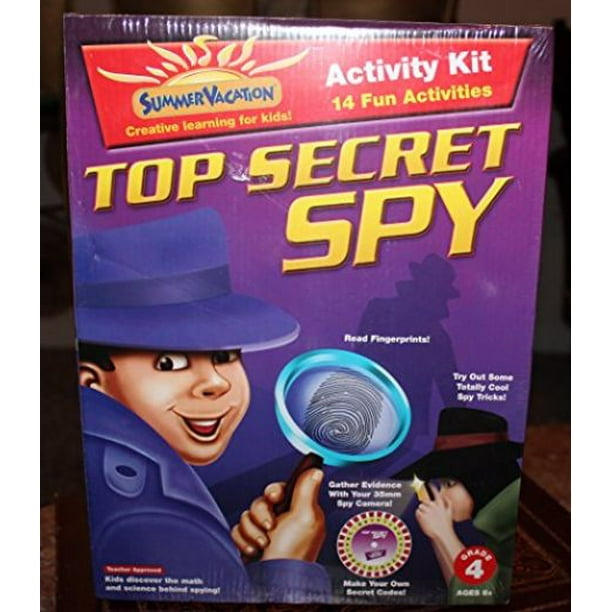 Top Secret Spy Activity Kit Reading Math Science Educational Toy for ...