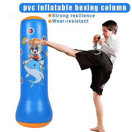 Inflatable Boxing Bag Free Standing Pvc Boxing Pillar Tumbler Column ...