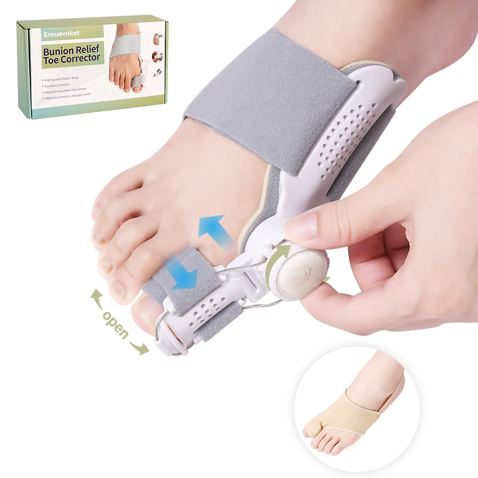Click here for Erouevnket Bunion Corrector For Men & Women - Adju... prices