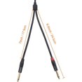 ASIASN-1/8 Inch TRS Stereo to Dual 1/4 inch TS Mono Y-Splitter Cable 3 ...