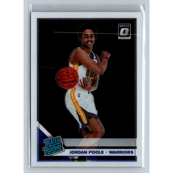 2020 2019-20 Panini Donruss Optic Rated Rookie Jordan Poole #169 ...
