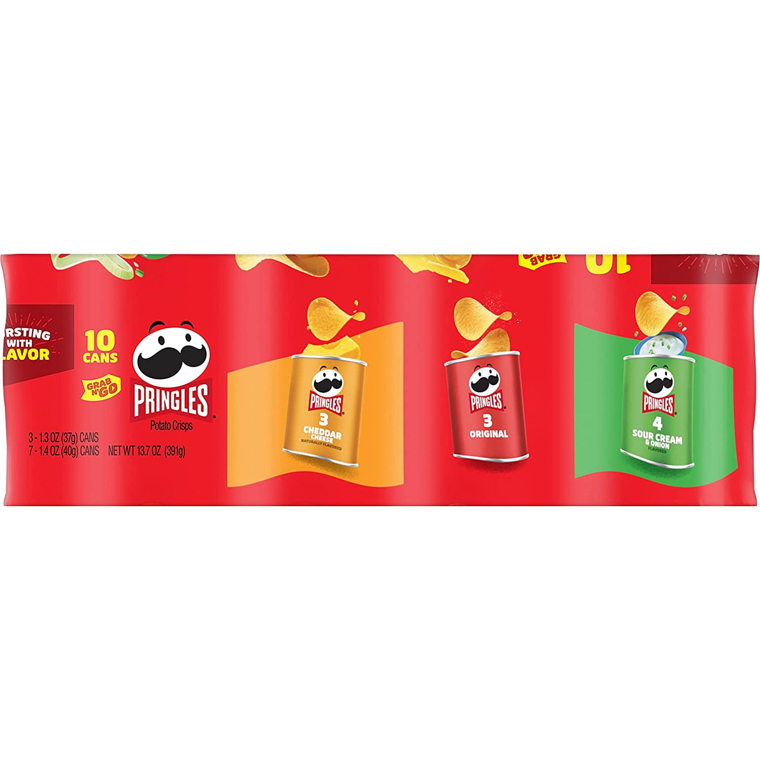 Buy Pringles Potato Crisps Chips Variety Pack, Lunch Snacks, Office and ...