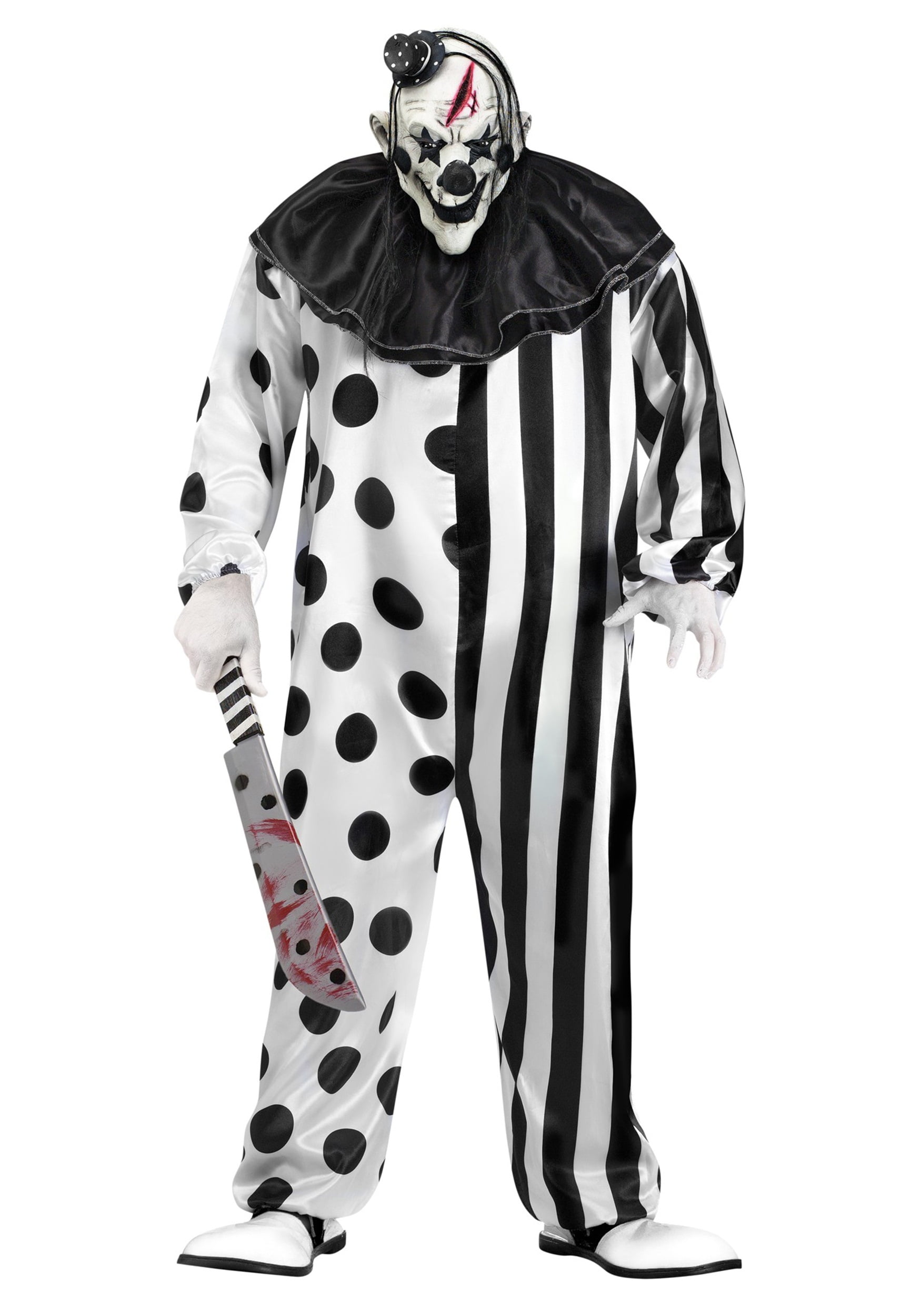Killer Clown Plus Size Costume - Walmart.com