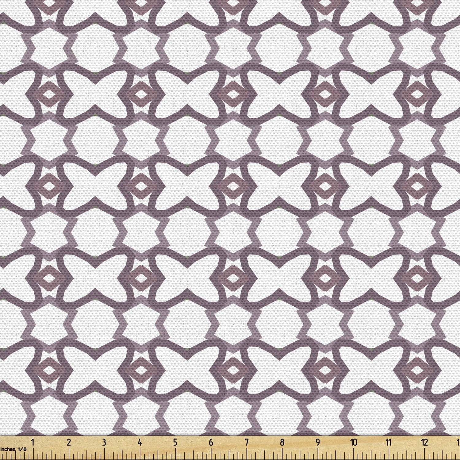 Geometric Fabric by the Yard Upholstery, Abstract Shapes Ornaments ...