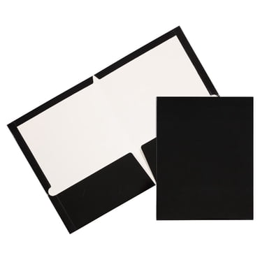JAM Paper Laminated Two Pocket Glossy Folders, Red, 3/Pack - Walmart.com