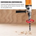 LIFKOME Countersink Drill Bit and Wood Plug Cutter Assortment Kit for ...