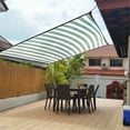 COM1950s Sun Shade Sail 6.6 Ft Square UV Block Sunshade Canopy for ...
