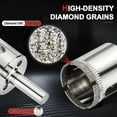 6-50mm Diamond Hole Saw Set, 15/64" - 2" Diamond Hollow Core Drill Bit ...