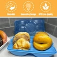 Bagel Fresh Bagel Storage Containers with Lids, Airtight, Reusable ...