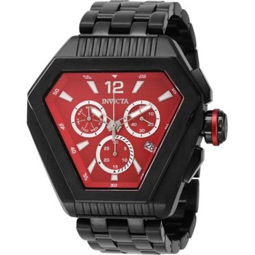 Invicta Men's 27095 Bolt Quartz Chronograph Antique Silver, Yellow Dial ...