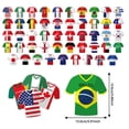 48 Nations Soccer Jersey String Flags,Patriotic International Team ...
