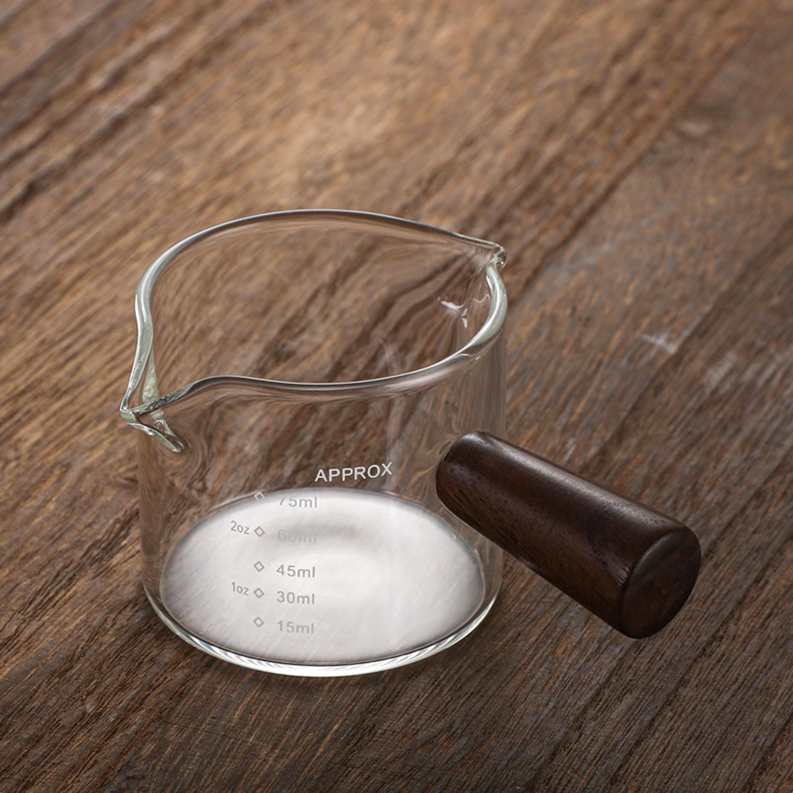 Glass Measuring Cup Double Mouthed Ounce Cup Drinkware Espresso Cup ...