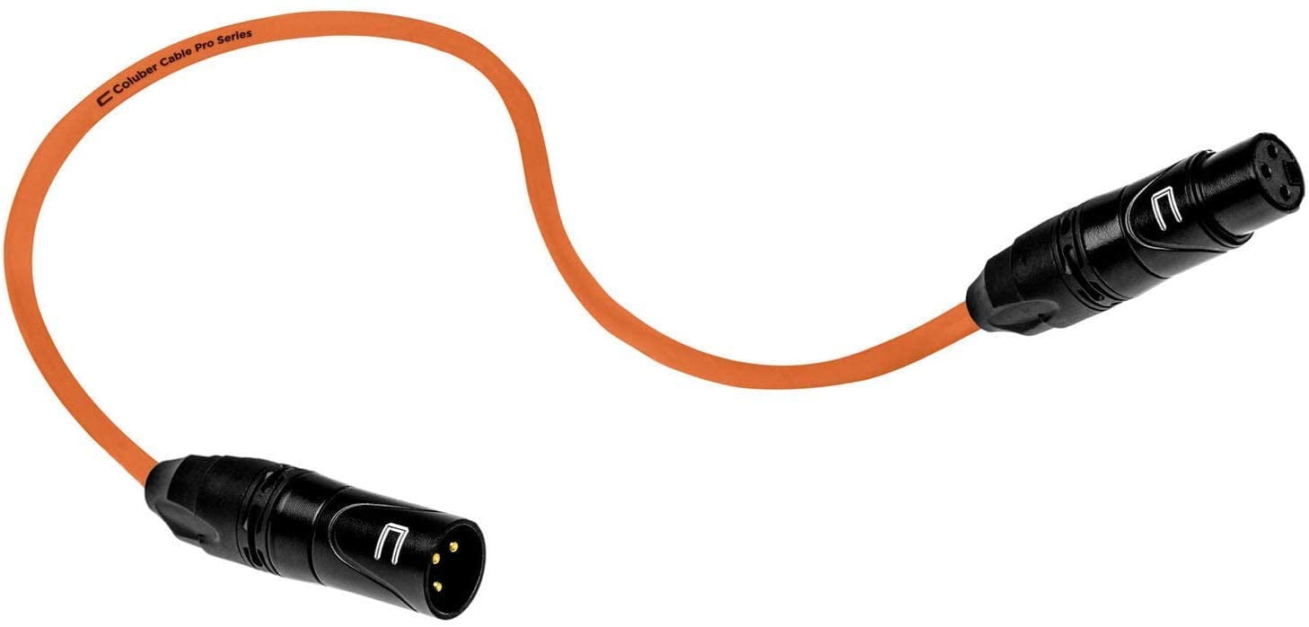 Coluber Cable 3-Pin Male to Female Balanced XLR Cable Audio Interface ...