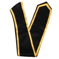 Long Sash for Graduation Prom Decorations Etiquette Belt Black ...