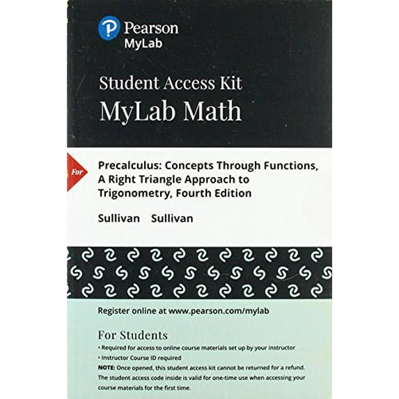 Pre-Owned Precalculus: Concepts Through Functions, A Right Triangle ...