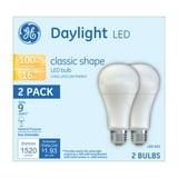 GE Lighting 21227 Medium-Base A21 Classic LED Bulb, Daylight, 16W, 2 ...