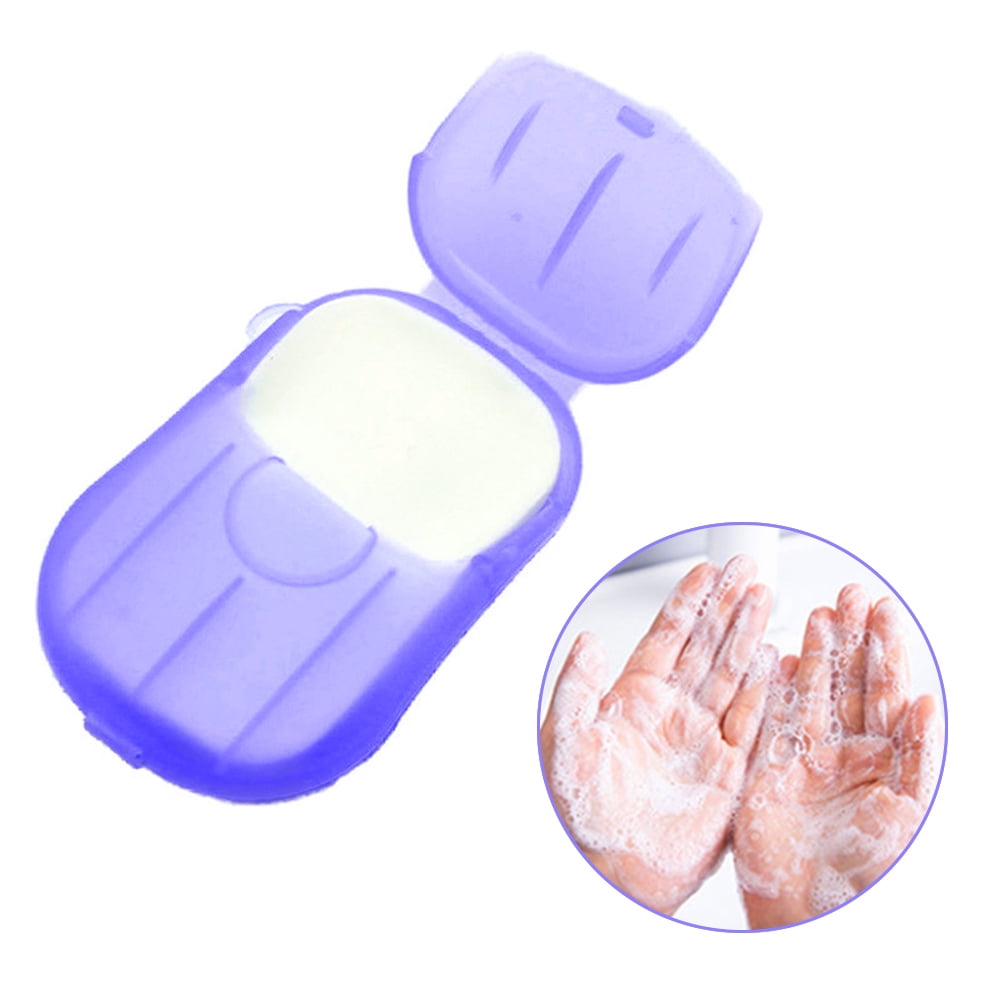 Travel Disposable Soap Tablets Soap Tissue Portable Hand Washing Mini ...
