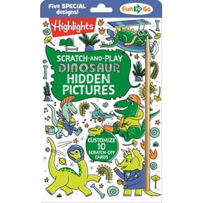 Dinosaur Hidden Pictures Puzzles to Highlight - Walmart.com