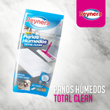 Kit De 24 Repuestos De Paños Secos Para Mop Total Clean Reynera | Bodega Aurrera en línea