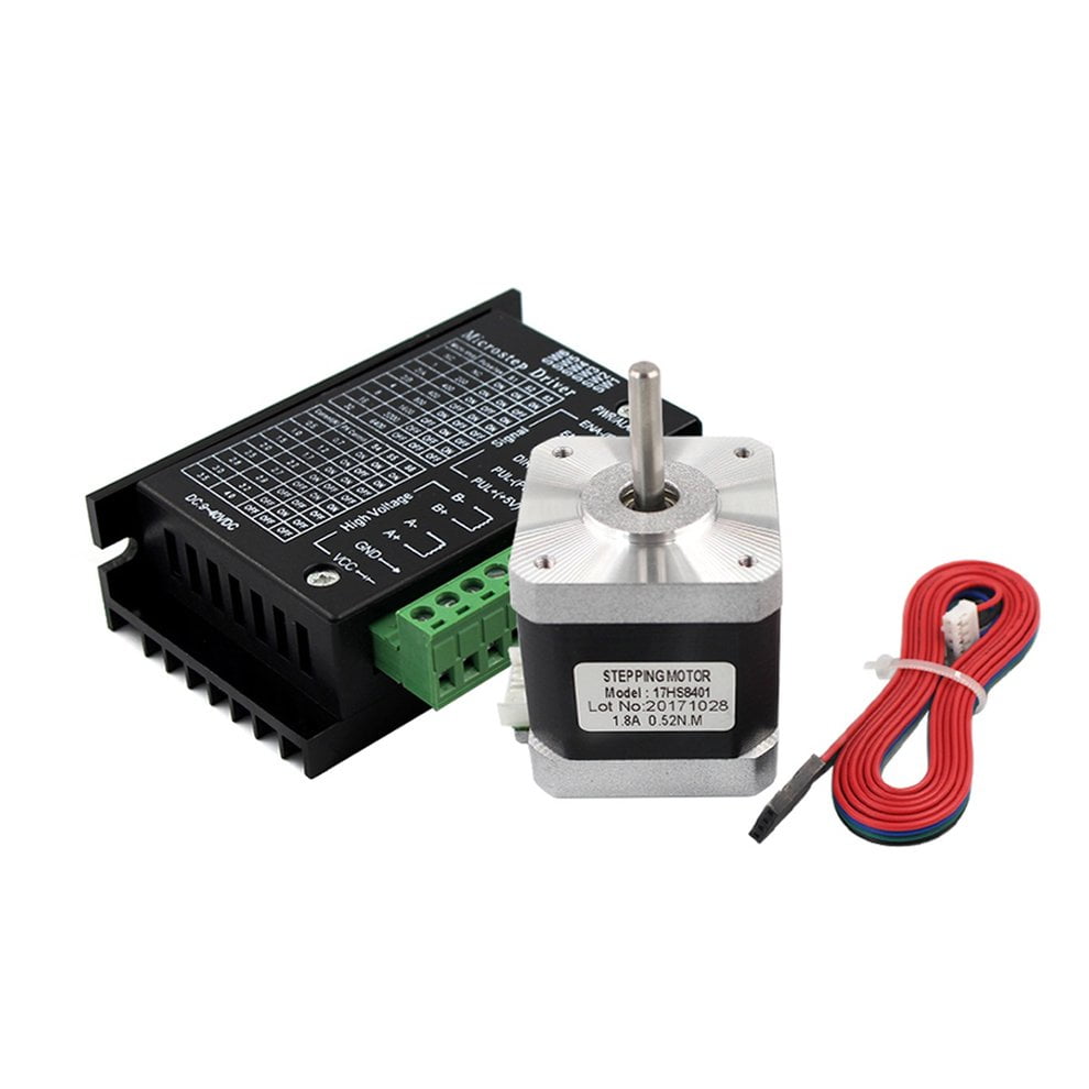 17HS8401 Nema 17 Stepper Motor 42 Motor 1.3A w/ TB6600 Stepper Motor ... 17HS8401 Nema 17 Stepper Motor 42 Motor 1.3A w/ TB6600 Stepper Motor ...
