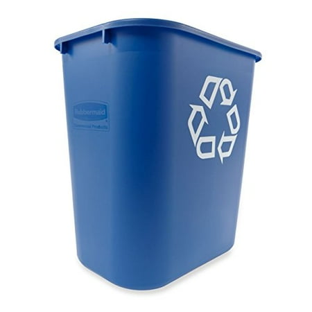 Rubbermaid Commercial Products Deskside Office Wastebasket Trash Can, 7 ...