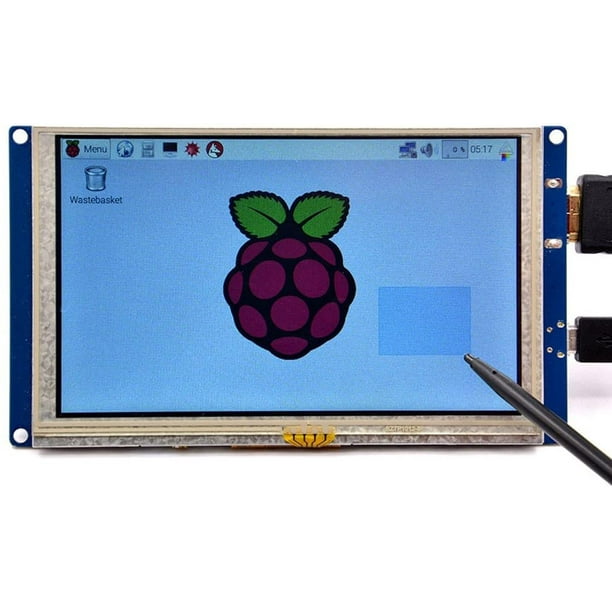 GeeekPi 5 inch HDMI Monitor LCD Resistive Touch Screen 800x480 LCD ...