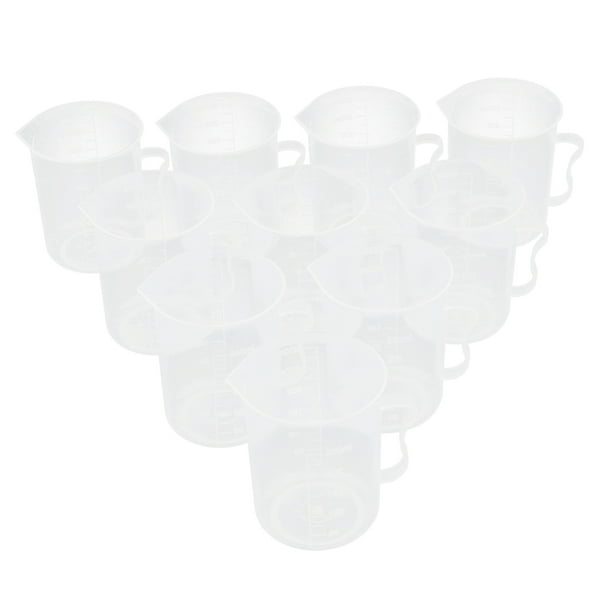 Vaso de Precipitados Transparente Vaso Medidor con Mango Métrico - 1 250 ml 10 piezas Sunnimix ...