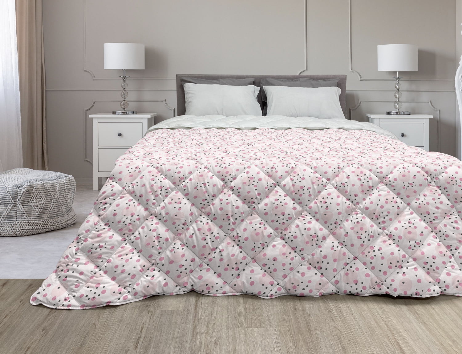 Cupcake Down Alternative Comforter, Whipped Cream Cake Moon Star Planet ...